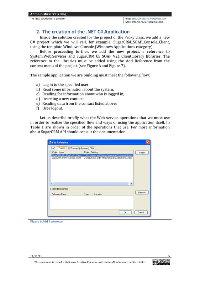 Building a Client .NET for SugarCRM | PDF