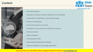 Building A Cloud Strategy PowerPoint Presentation Slides | PPT