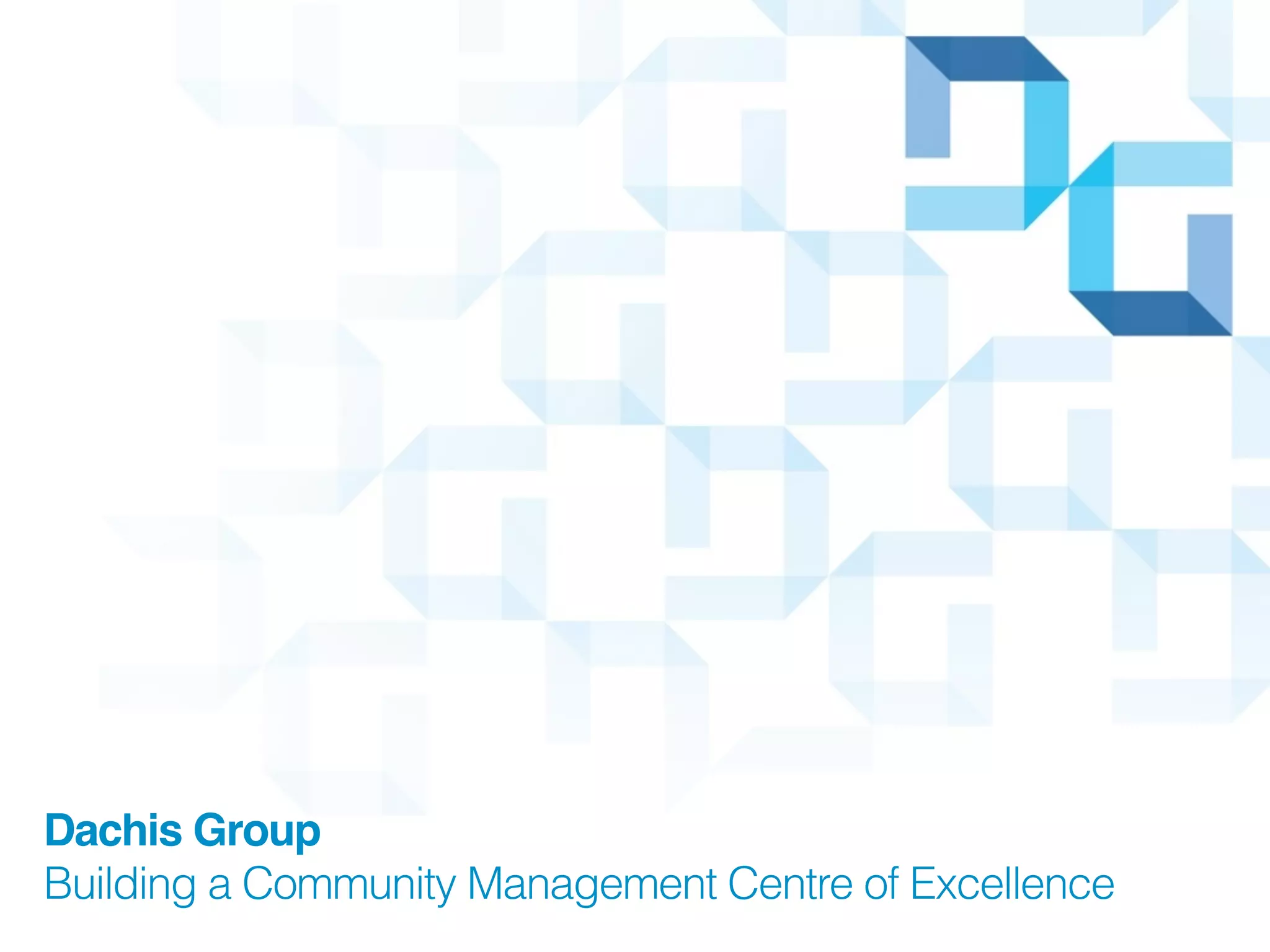 Building a community management centre of excellence | PDF
