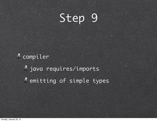 Building a compiler in JRuby | PPT