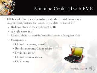 Building a Consensus for EHR | PPT