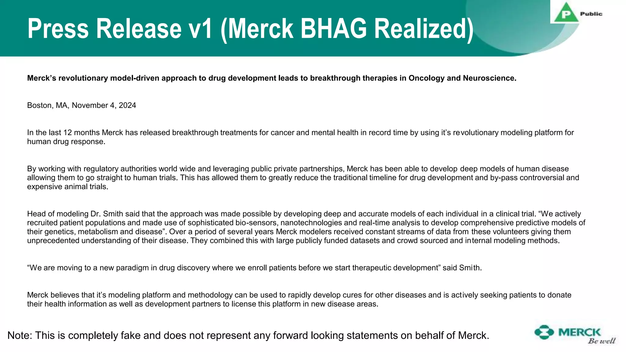 Building a Culture of Model-driven Drug Discovery at Merck | PPTX