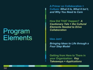 Building a culture of collaborative innovation | PPTX