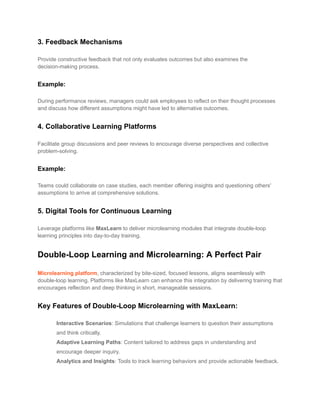 Building a Culture of Continuous Improvement with Double-Loop Learning ...