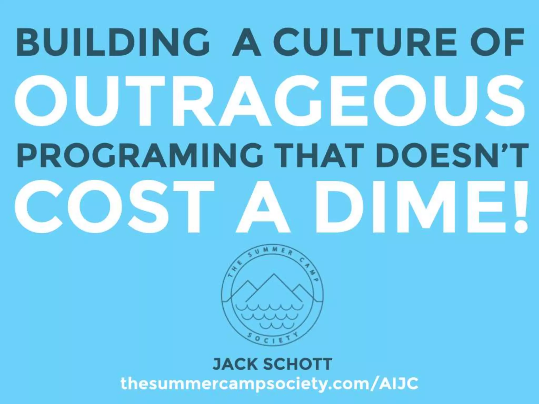 Building a Culture of Outrageous Programming that Doesn't Cost a Dime ...