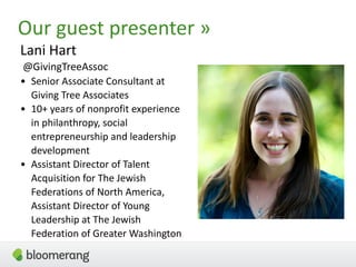 Building a culture of philanthropy your work through a fundraising lens ...
