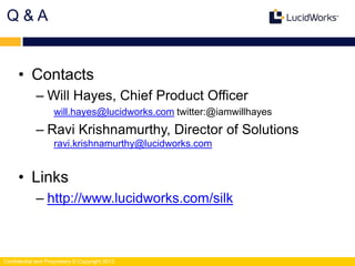 Building a data driven search application with LucidWorks SiLK | PPT