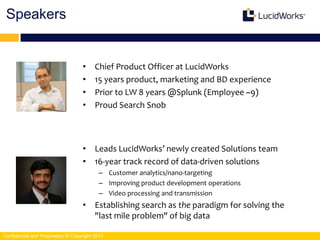 Building a data driven search application with LucidWorks SiLK | PPT