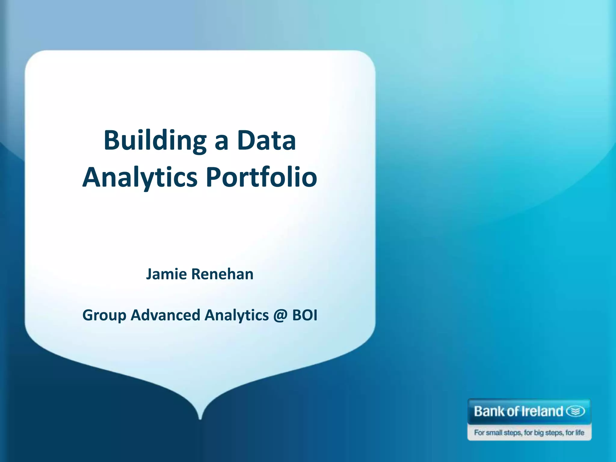 Building a Data Analytics Portfolio | PPTX