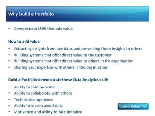 Building a Data Analytics Portfolio | PPTX