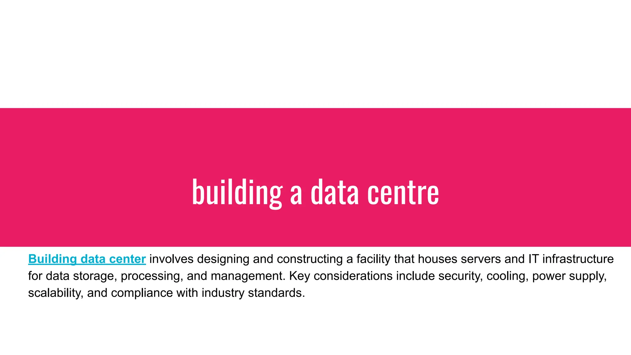 building a data centre-building a data centre | PDF