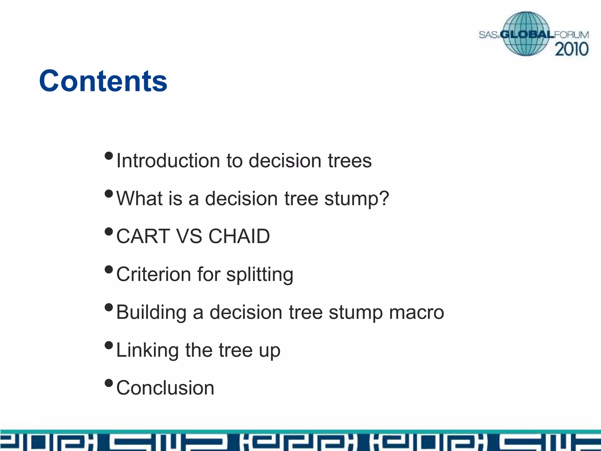 Building a decision tree from decision stumps | PPT Building a decision tree from decision stumps | PPT