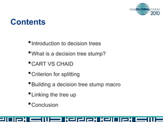 Building a decision tree from decision stumps | PPT