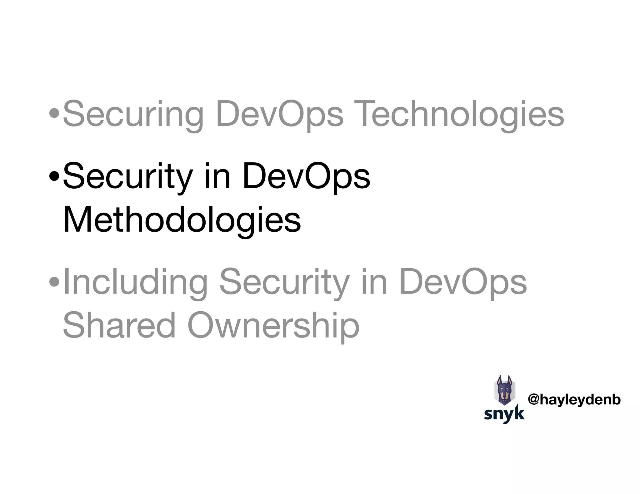 Building a DevSecOps Pipeline Around Your Spring Boot Application | PPT