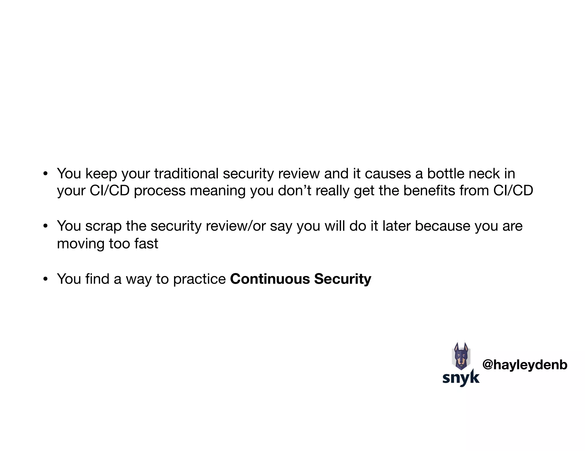 Building A Devsecops Pipeline Around Your Spring Boot Application Ppt
