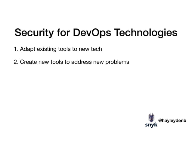 Building a DevSecOps Pipeline Around Your Spring Boot Application | PPT