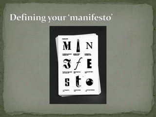 Building a Digital Manifesto | PPTX