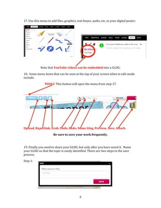 Getting Started on Glogster: A Task Analysis for Teachers and Students ...