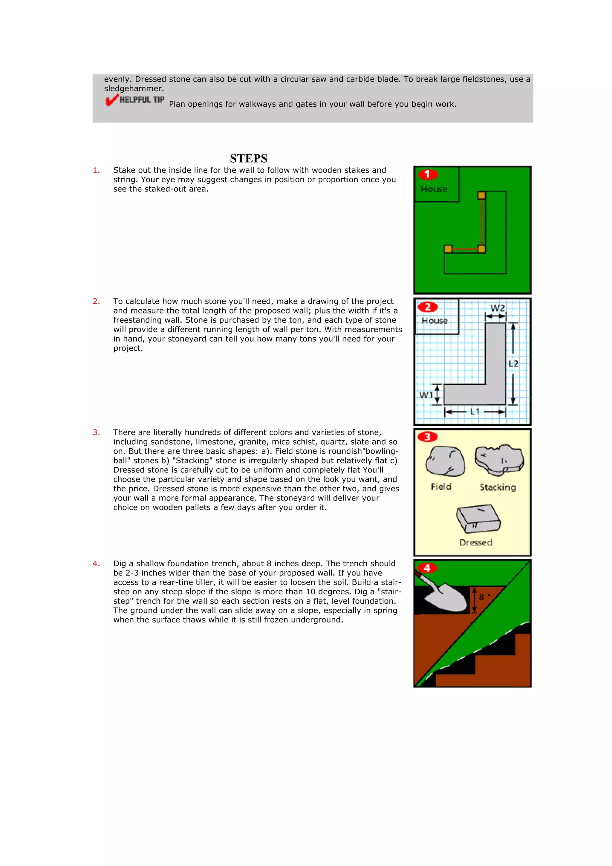 Building a dry stone wall | PDF