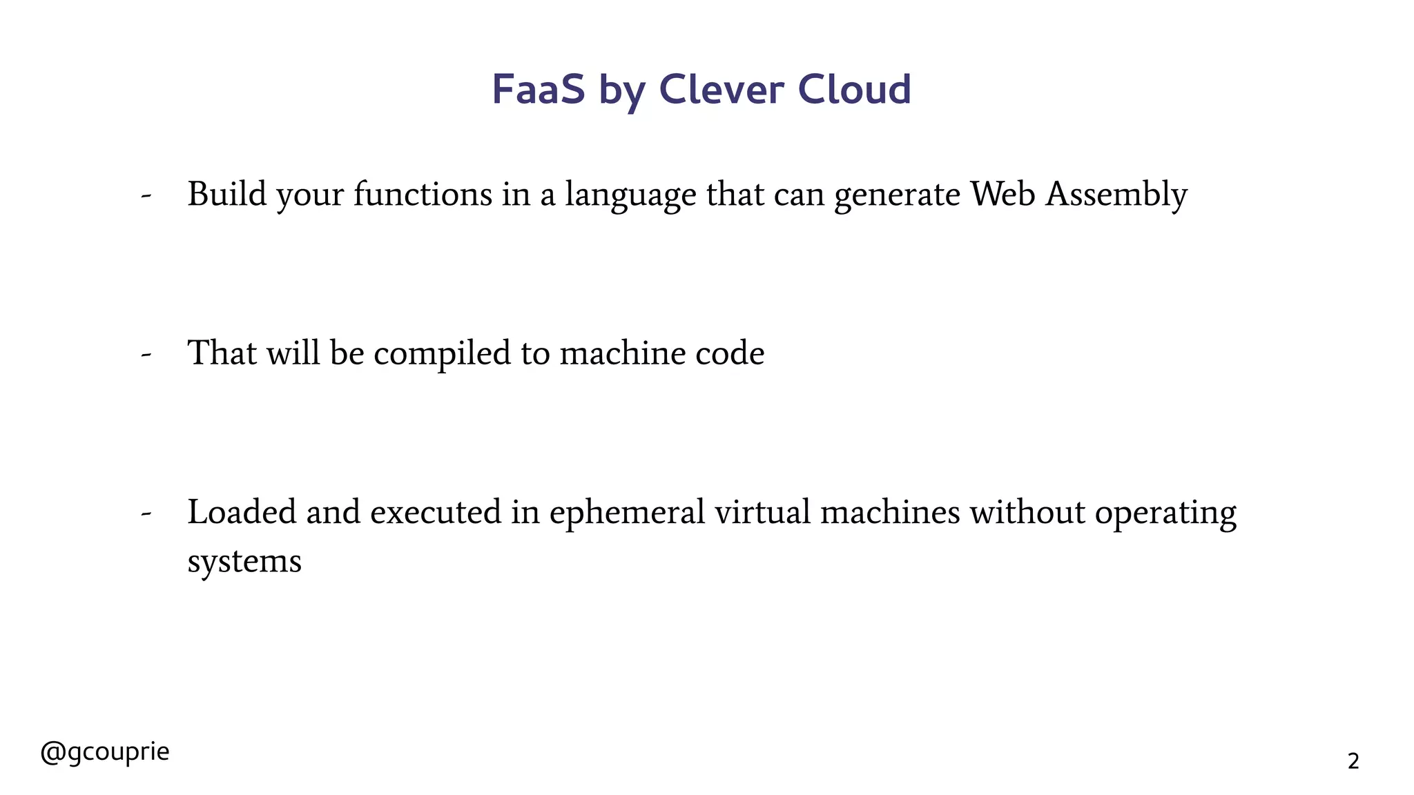 Building a FaaS with pulsar | PDF