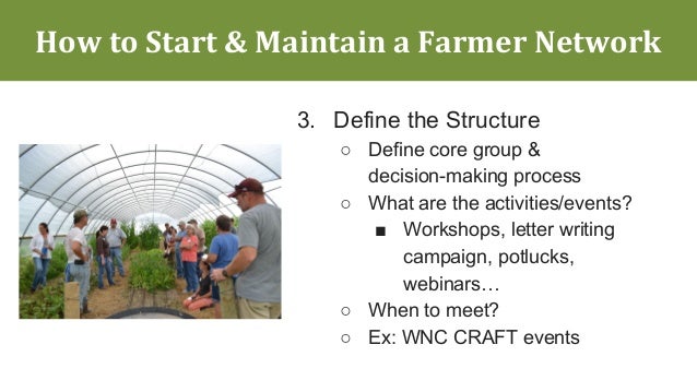 Building a farmer network - Organic Growers School - 2019