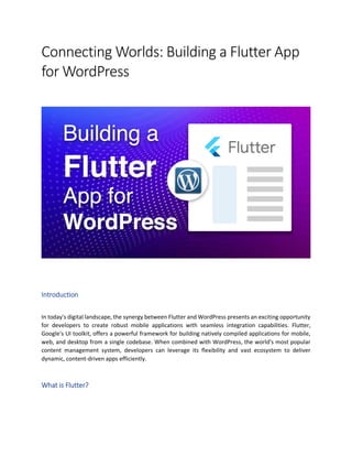 Building a Flutter App for WordPress.pdf