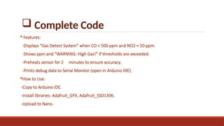 Building A Gas Detection System With Arduino Nano[1].pptx