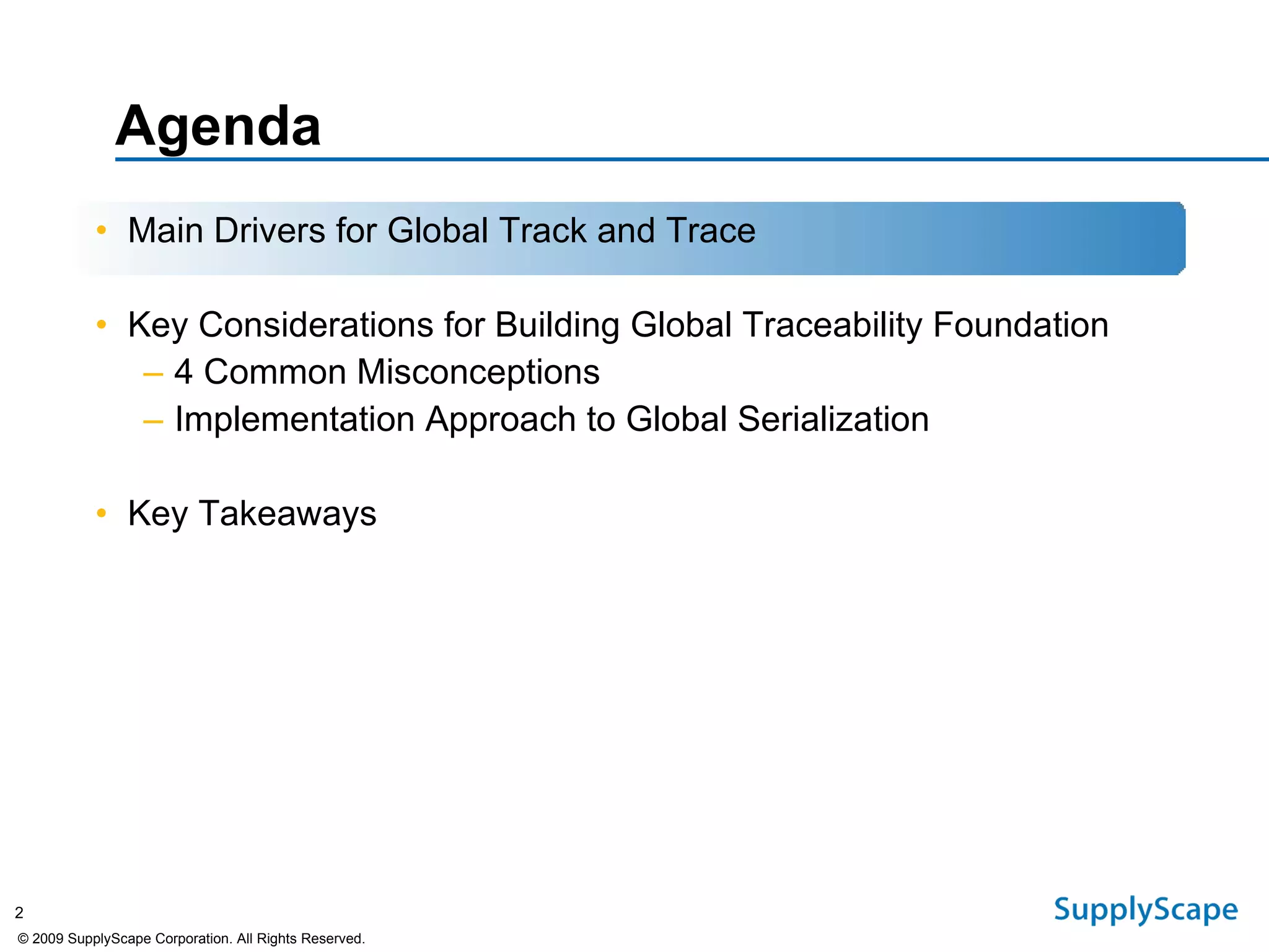 Building A Global Pharmaceutical Traceability Foundation | PPS