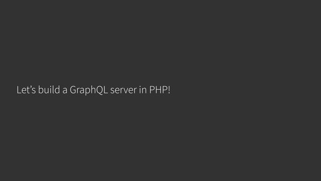 Getting Started with GraphQL && PHP | PPT