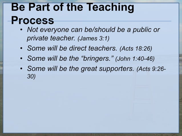 Building A Great Congregation Involves Teaching | PPTX