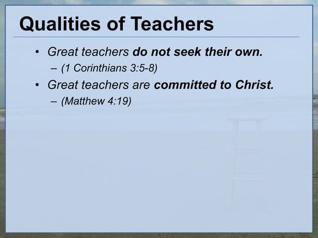 Building A Great Congregation Involves Teaching | PPTX