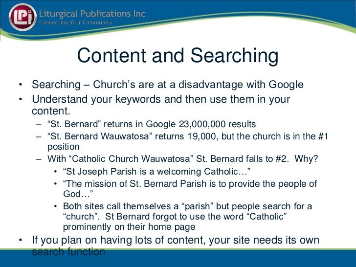 Building a great church website