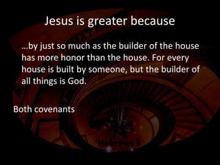 Building a great house Hebrews 3 | PPTX