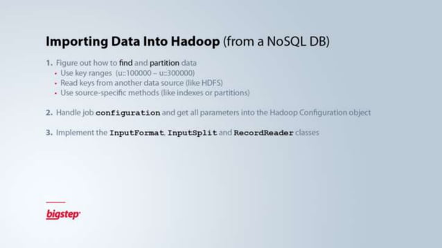 Building A Hadoop Connector Ppt
