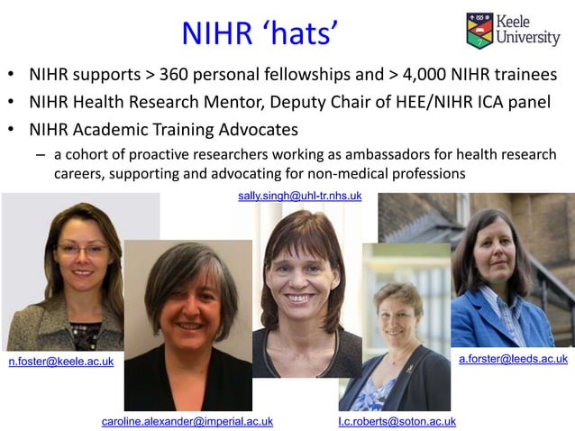 Building ahp capacity for research an example from an nihr research ...