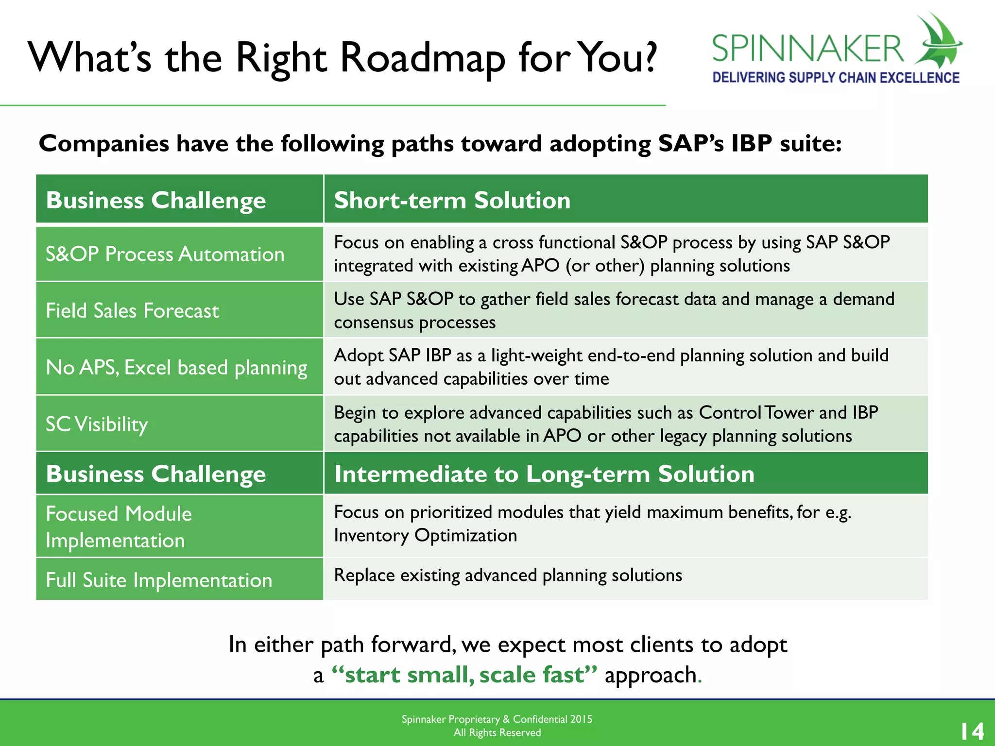 Building a Roadmap to Adopt SAP Integrated Business Planning (IBP) | PDF