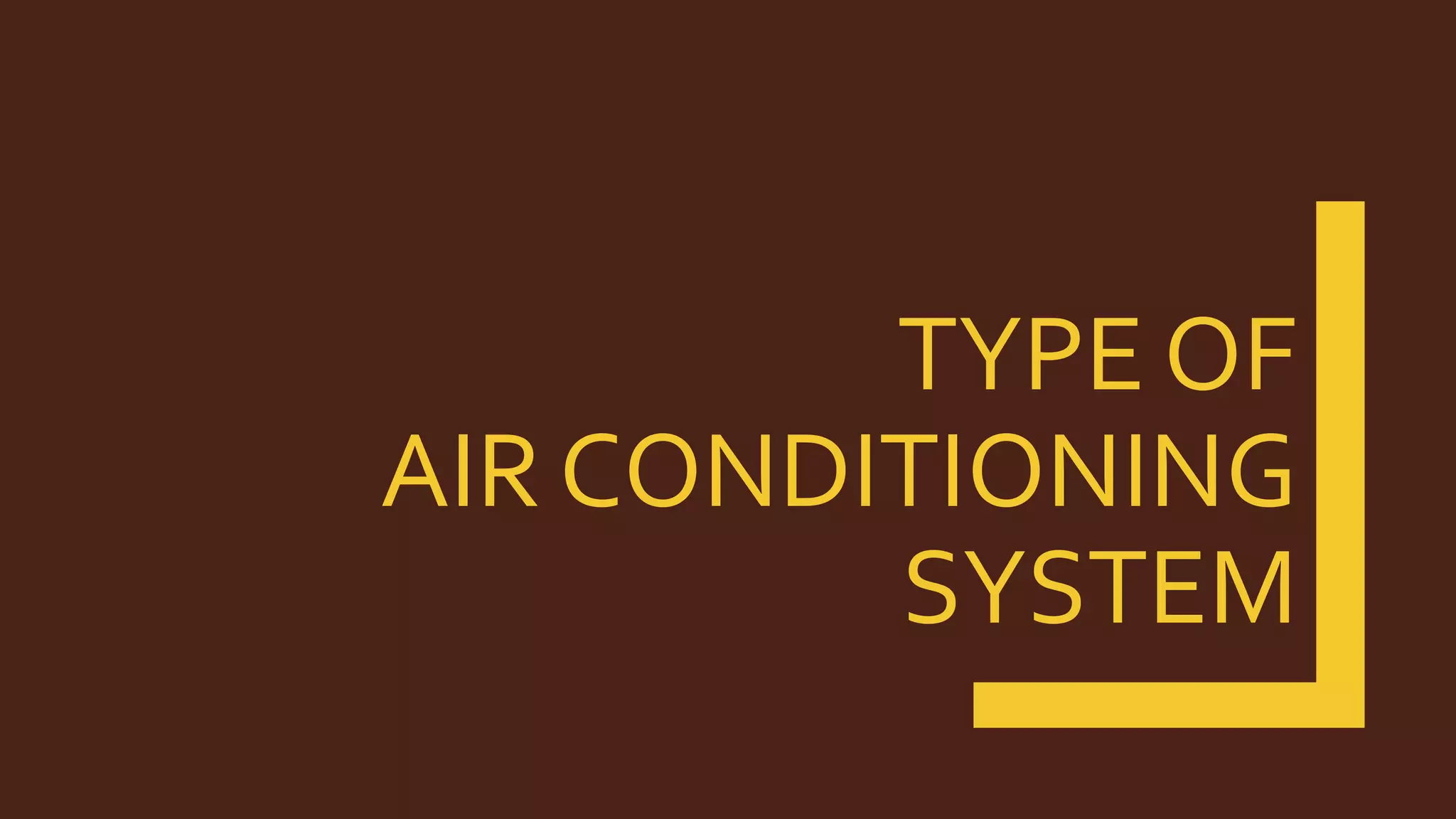 Building air con. system | PPTX