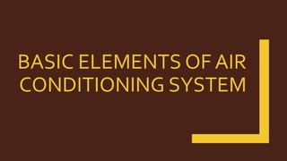 Building air con. system | PPTX