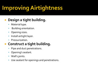 Building Airtightness- | PDF