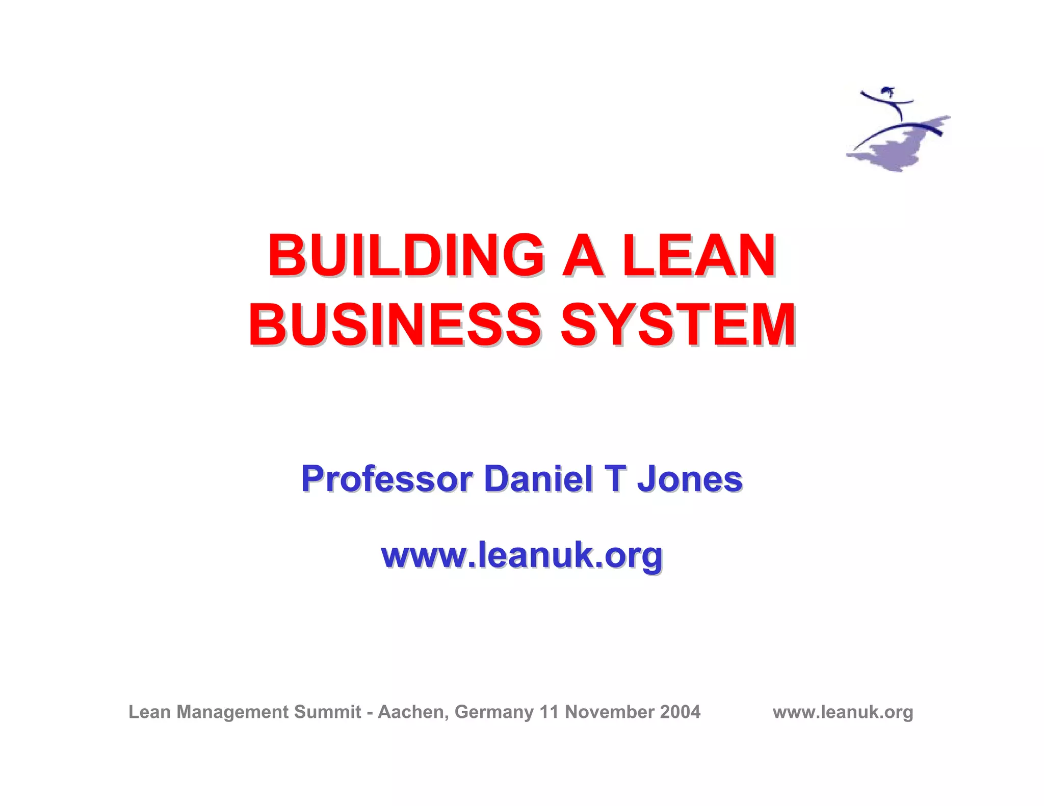 Building a Lean Business System | PPT