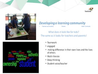 Building a learning community personalising learning curric and ...