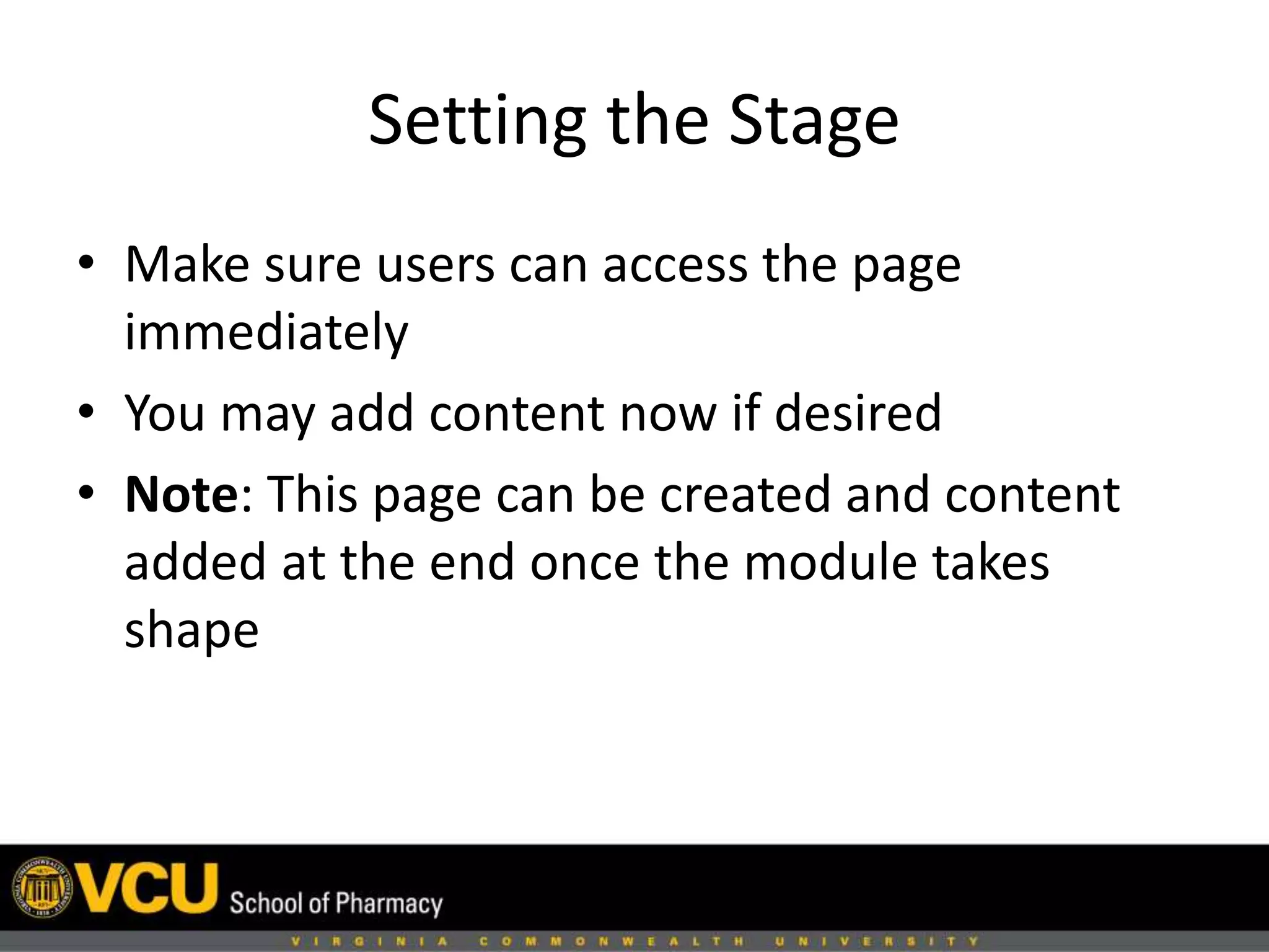Building a learning module | PPT
