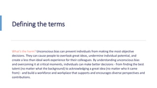 Building allyship and confronting bias | PPTX