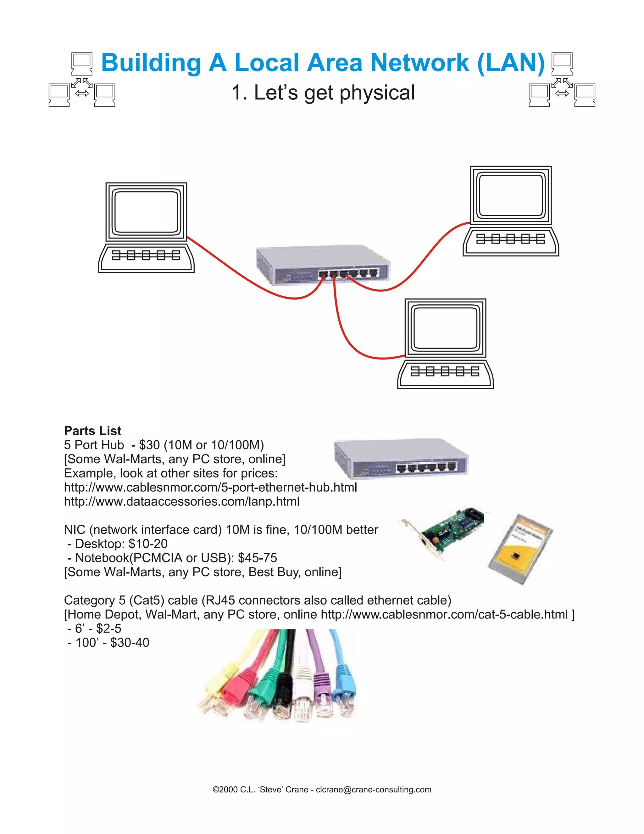 Building a local area network | PDF