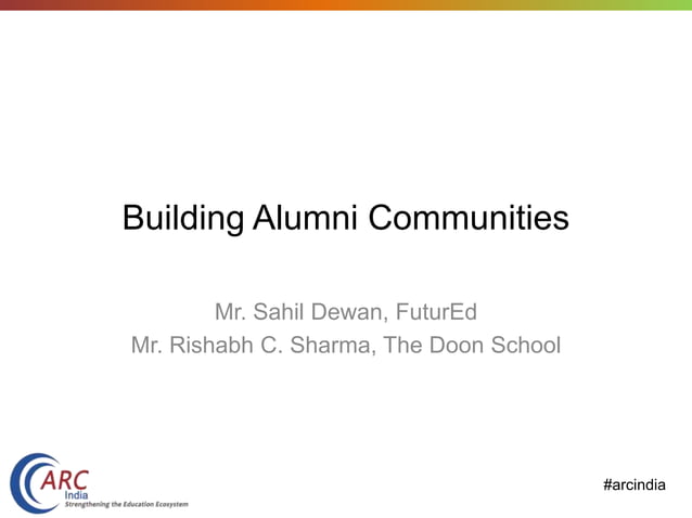 Building Alumni Communities | PPTX
