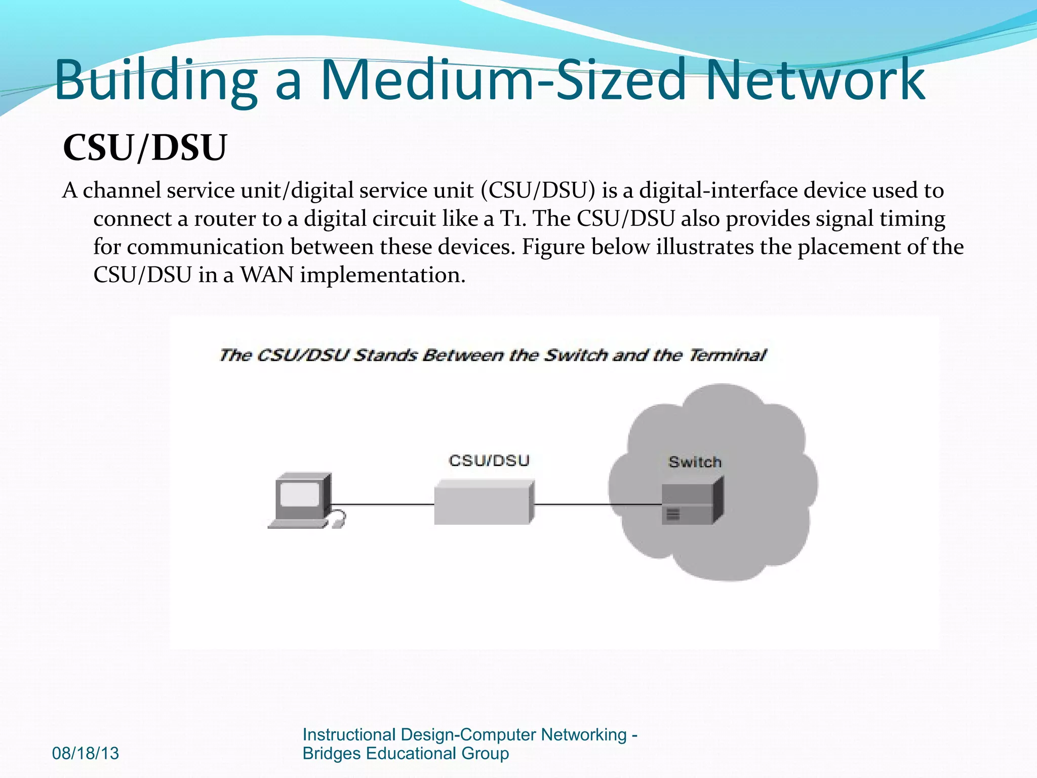 Building a medium sized network | PPT