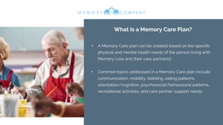 Building a Memory Care Plan: Tips to Help Your Loved One with Dementia ...