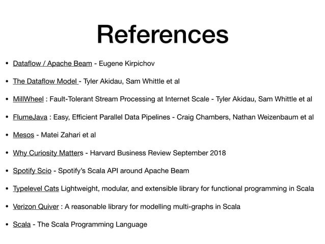 Building a modern data platform with scala, akka, apache beam | PPT