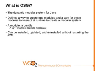 Building a Modular Server Platform with OSGi | PPT