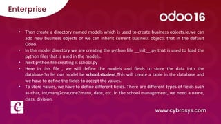 Building a Module in Odoo 16 | PPTX